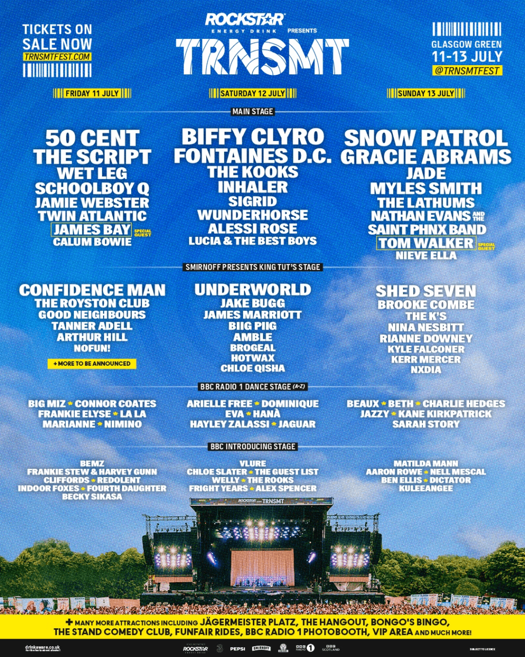 TRNSMT 2025 Final Lineup